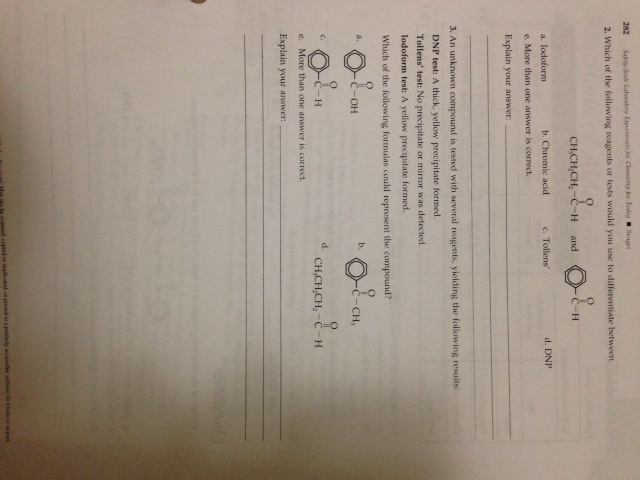 Solved Which of the following regents or tests would you use | Chegg.com