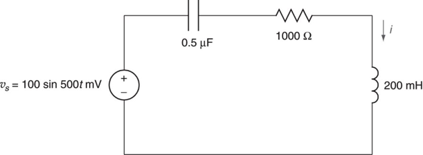 Solved A passive circuit diagram with time varying signal is | Chegg.com
