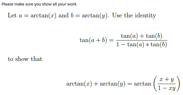 Solved Please make sure you show all your work Let a = | Chegg.com