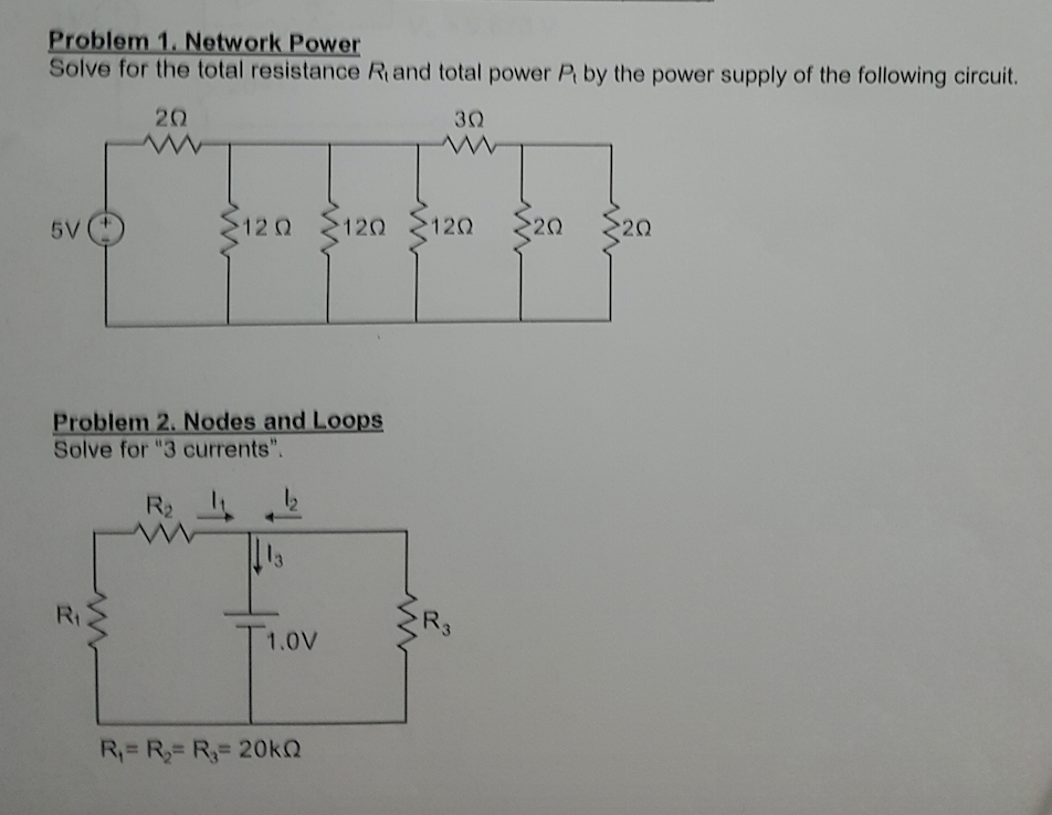 Solved Solve for the total resistance R_t and total power | Chegg.com