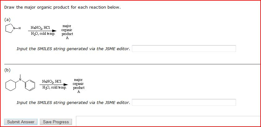 Solved Draw the major organic product for each reaction | Chegg.com