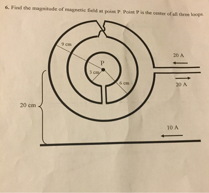 Solved Find the magnitude of magnetic field at point P. | Chegg.com