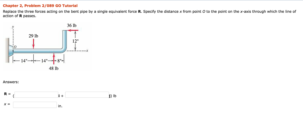 Solved Chapter 2, Problem 2/089 GO Tutorial Replace the | Chegg.com
