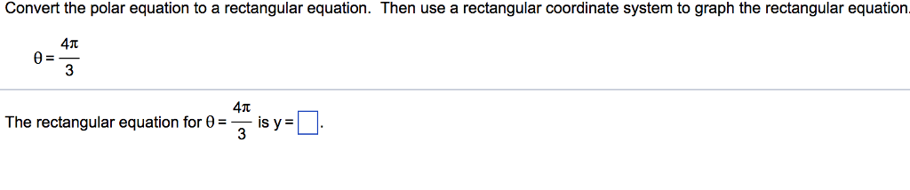 Solved Convert the polar equation to a rectangular equation. | Chegg.com