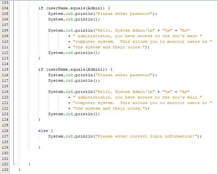 Solved My code works but i am trying to get it to let me in | Chegg.com