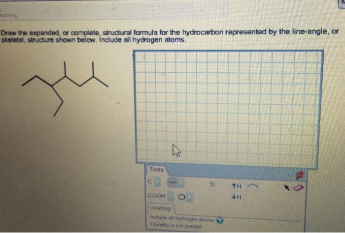 Solved Draw the expanded or complete, structural formula for | Chegg.com