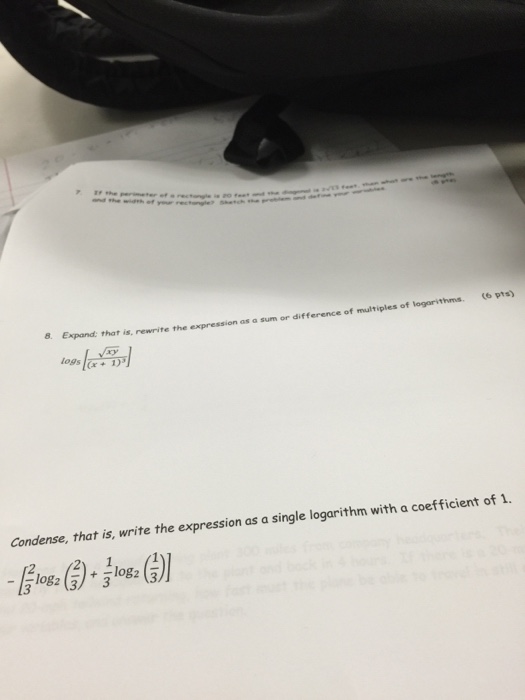 Solved Expand: that is rewrite the expression as a sum or | Chegg.com
