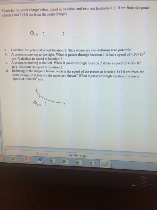 Solved Consider the point charge below, fixed in position, | Chegg.com