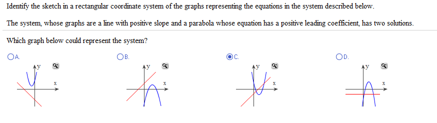 Solved Identify the sketch in a rectangular coordinate | Chegg.com