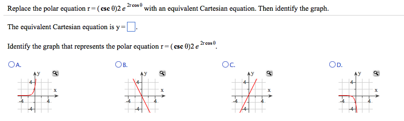 Solved Replace The Polar Equation R csc Theta 2 X E 2 X Chegg solved-replace-the-polar-equation-r-csc-theta-2-x-e-2-x-chegg