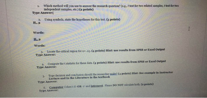Solved Use SPSS or Excel to Solve Problem #2(show an four | Chegg.com