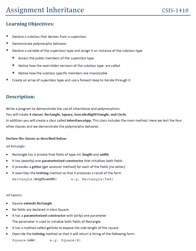 Solved -The code needs to be written in Java -This is one | Chegg.com