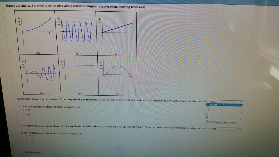 Solved A wheel is set rotating with a constant angular | Chegg.com