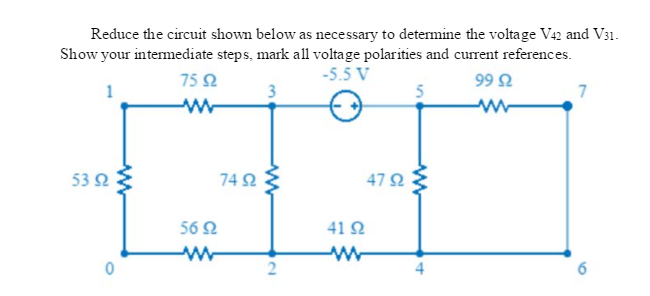 Solved Reduce the circuit shown below as necessary to | Chegg.com