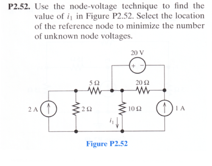 Solved Use The Node Voltage Technique To Find The Value Of
