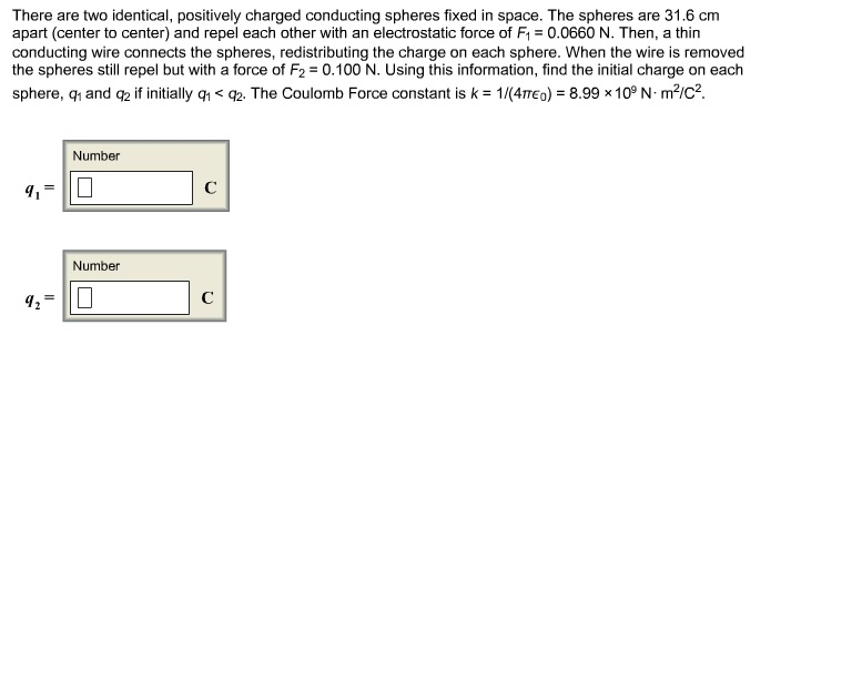 Solved There are two identical, positively charged | Chegg.com