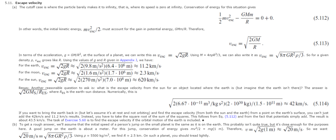Solved What is the minimum initial velocity (with respect to | Chegg.com