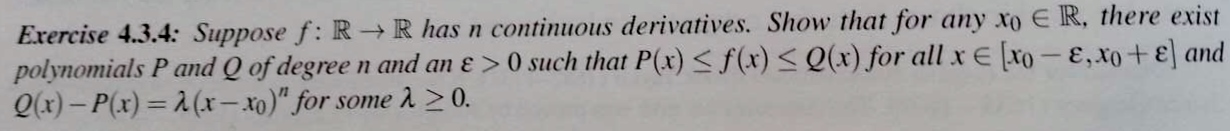 Suppose f : R rightarrow R has n continuous | Chegg.com