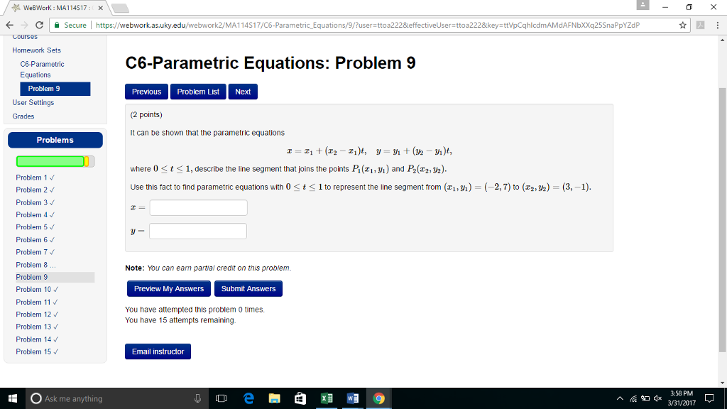 Solved WeBWork MA11 4S17 C Secure I h ps://webwork | Chegg.com