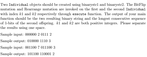 we use a class called BinaryNode to represent a gene | Chegg.com