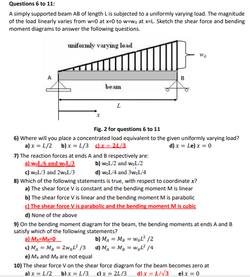 Uvl Sfd Bmd / PROBLEM-1: SFD & BMD FOR CANTILEVER BEAM WITH UVL ... Uvl Sfd Bmd / PROBLEM-1: SFD & BMD FOR CANTILEVER BEAM WITH UVL ...