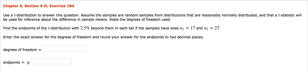 Solved Chapter 6, Section 4-D, Exercise 184 Use a | Chegg.com
