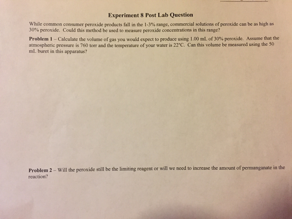 Solved Experiment 8 Post Lab Question While common consumer | Chegg.com