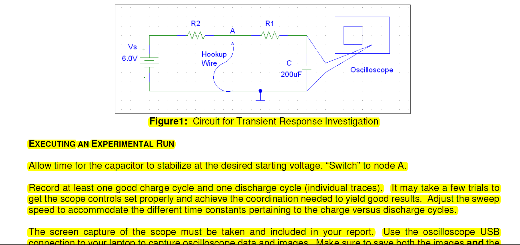 Solved Laboratory 3 - Single Time Constant (STC) Electrical | Chegg.com