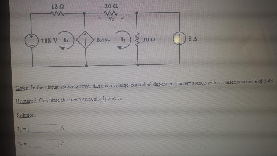 Solved Given In the circuit shown above, there is a | Chegg.com