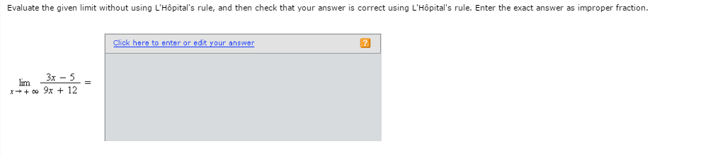 Solved Evaluate the given limit without using L'Hopital's | Chegg.com