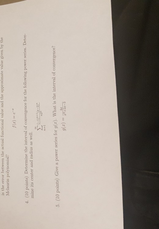 Solved Determine the interval of convergence for the | Chegg.com