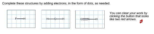 Solved Complete these structures by adding electrons, in the | Chegg.com