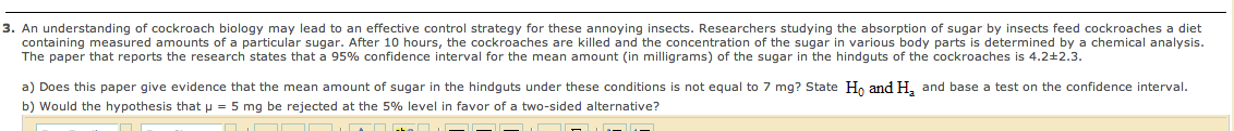 Solved An understanding of cockroach biology may lead to an | Chegg.com