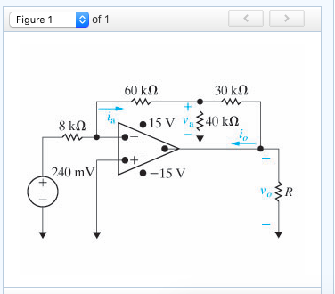 Solved The op amp in the circuit in (Figure 1) is ideal. | Chegg.com