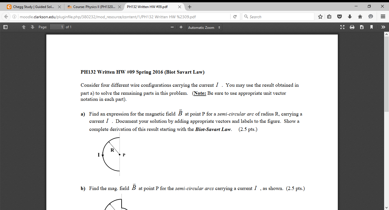 Solved Consider four different wire configurations carrying | Chegg.com