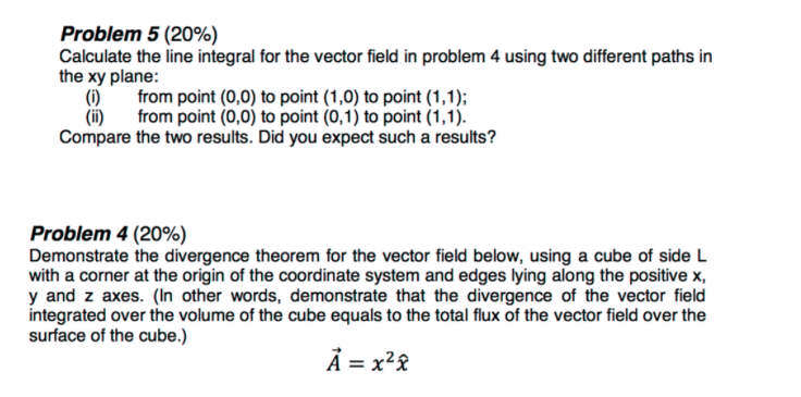 Solved Calculate the line integral for the vector field in | Chegg.com