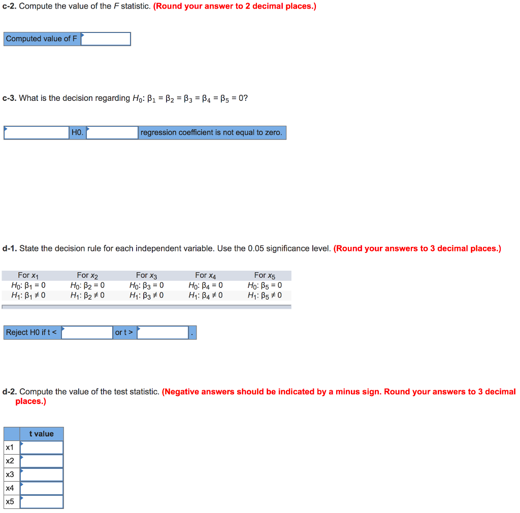 Solved The following regression output was obtained from a | Chegg.com