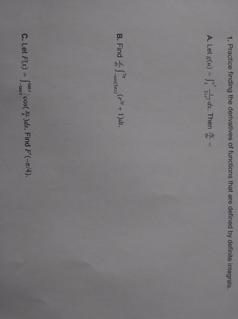 Solved 1. Practice finding the derivatives of functions that | Chegg.com