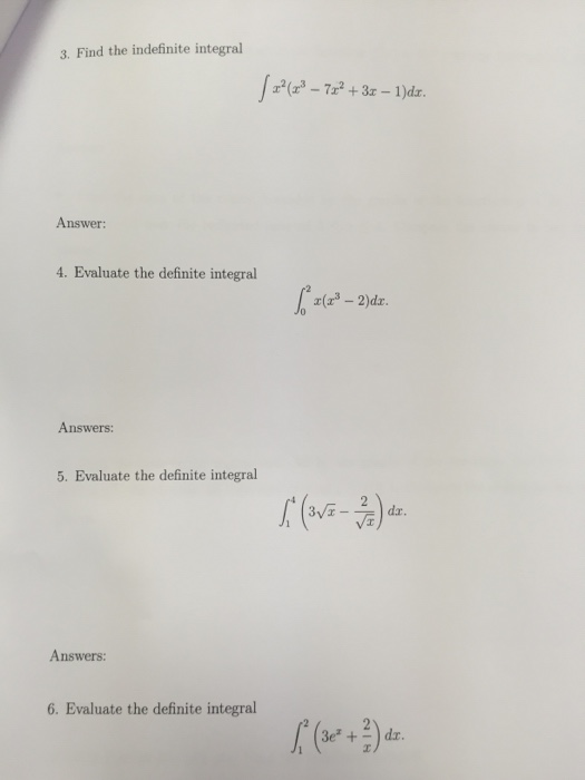 Solved Find the indefinite integral integral x^2(x^3 - 7x^2 | Chegg.com