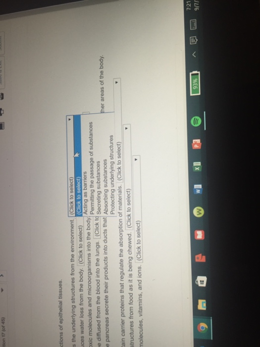 Solved CHS 17. 2.22 points Match each example given to one | Chegg.com