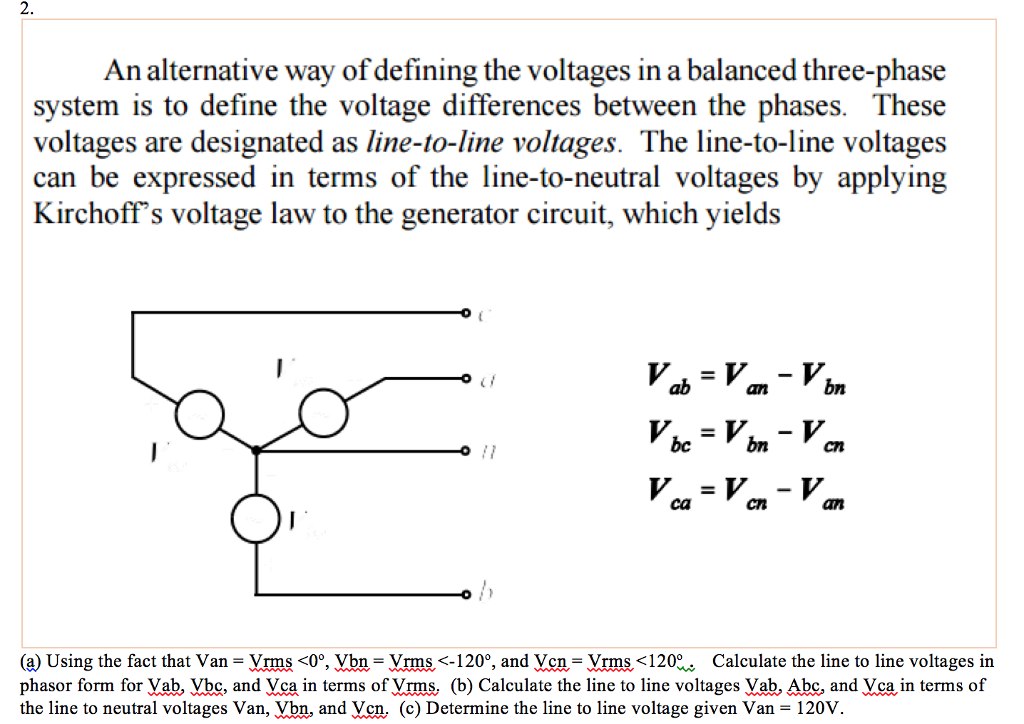 Solved An alternative way of defining the voltages in a | Chegg.com
