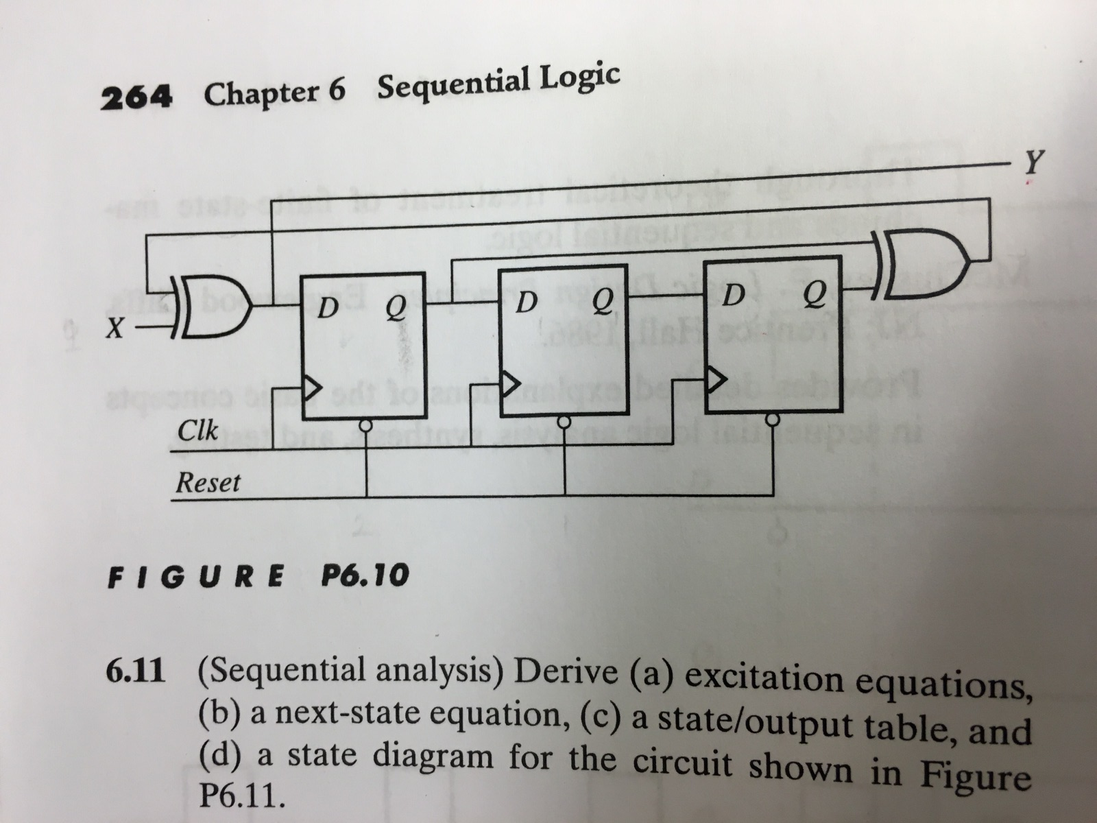 Solved (Sequential analysis) Derive (a) excitation | Chegg.com