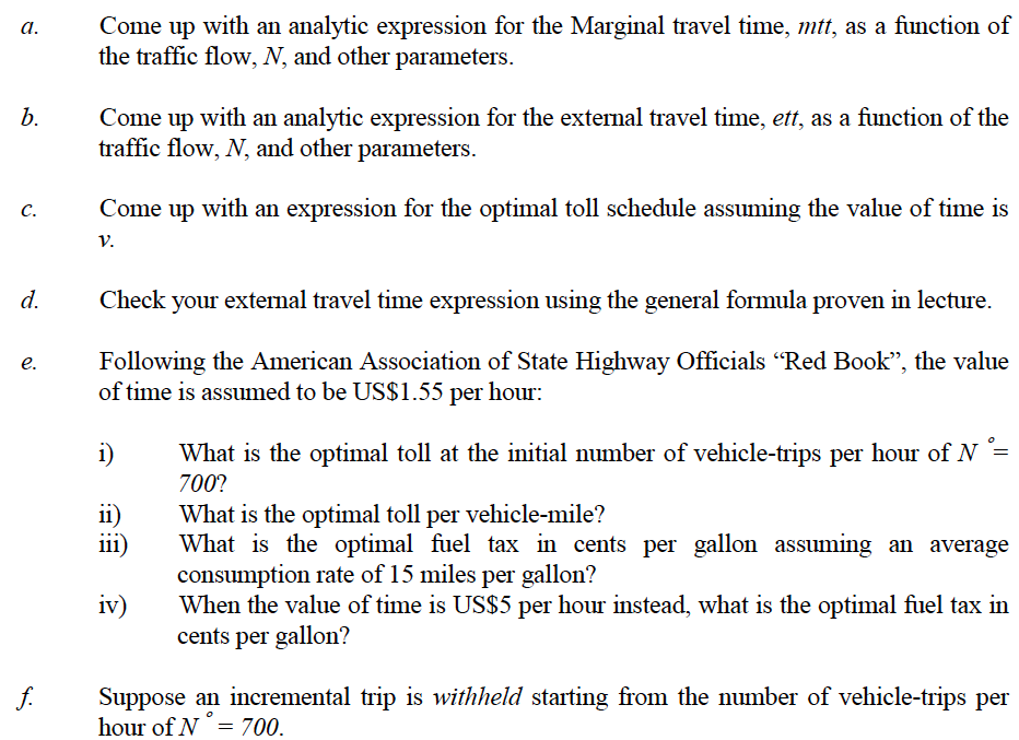 The Bureau of Public Roads Highway Capacity Manual | Chegg.com