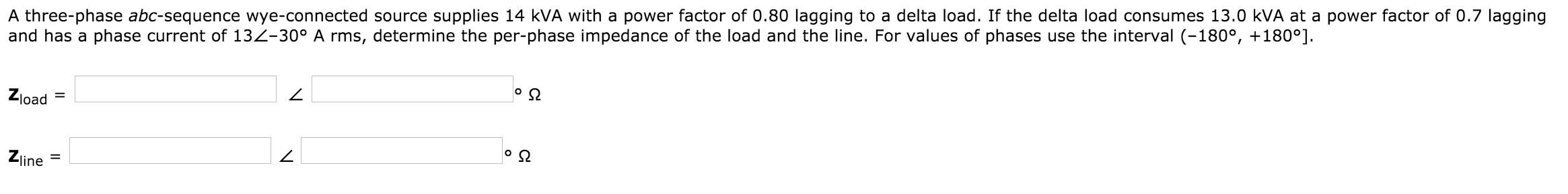 Solved A three-phase abc-sequence wye-connected source | Chegg.com