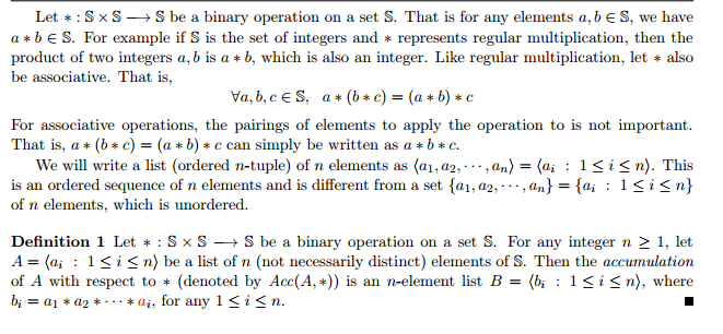 Let SxS Sbe a binary operation on a set S. That is | Chegg.com