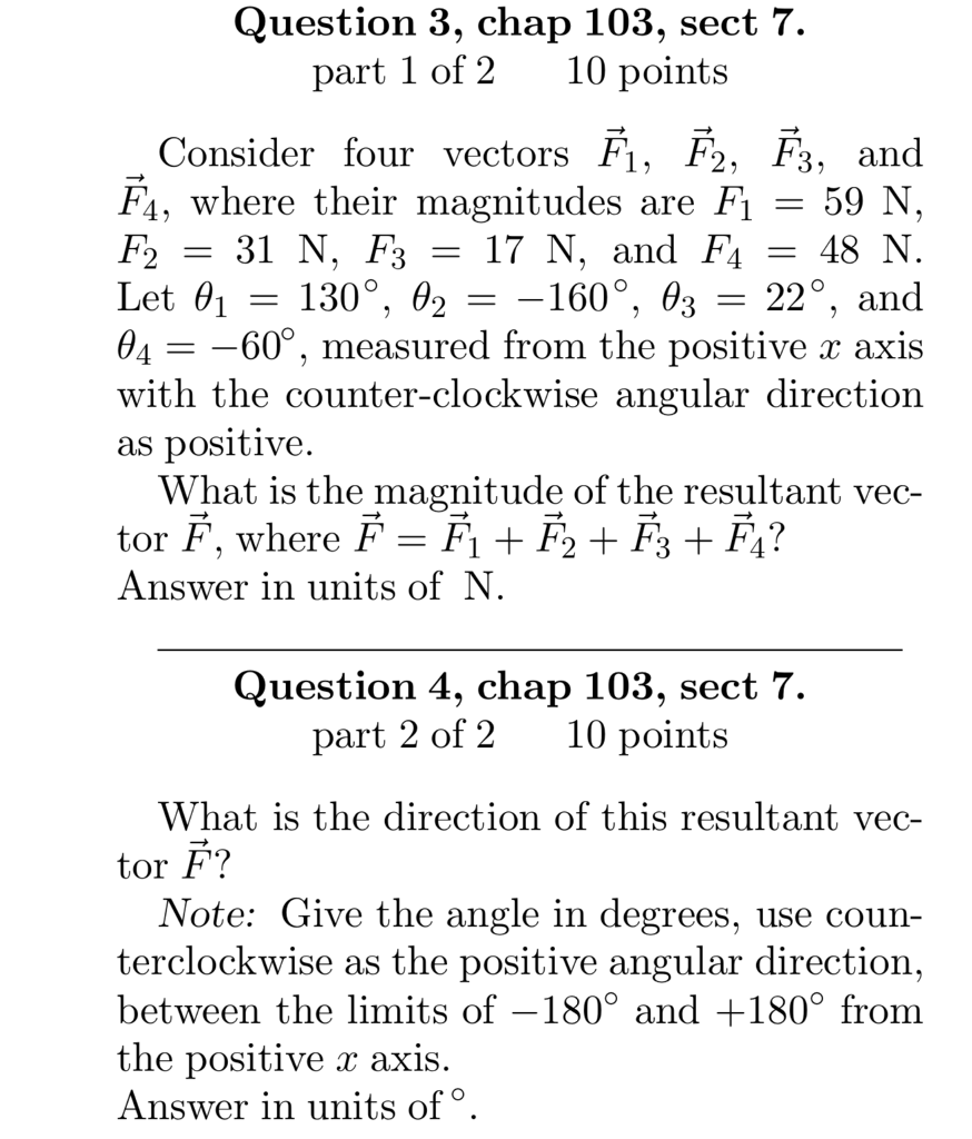 Solved Question 3, chap 103, sect 7. part 1 of 210 points | Chegg.com
