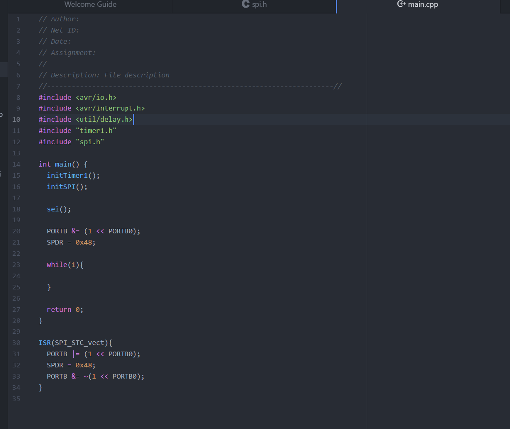 Embedded Programming Need to convert the code from | Chegg.com