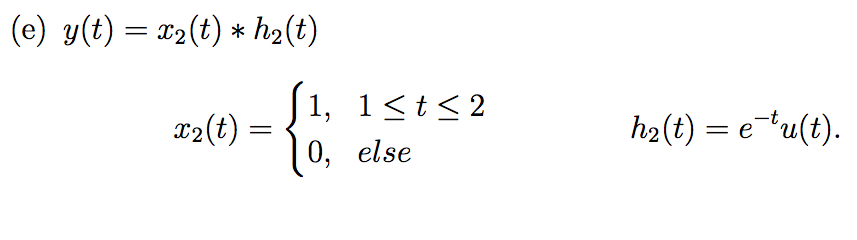 Solved 1. Find the expression for the following convolution | Chegg.com