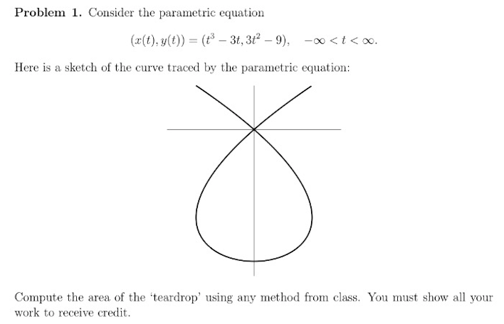 Solved Problem 1 Consider The Parametric Equation X T