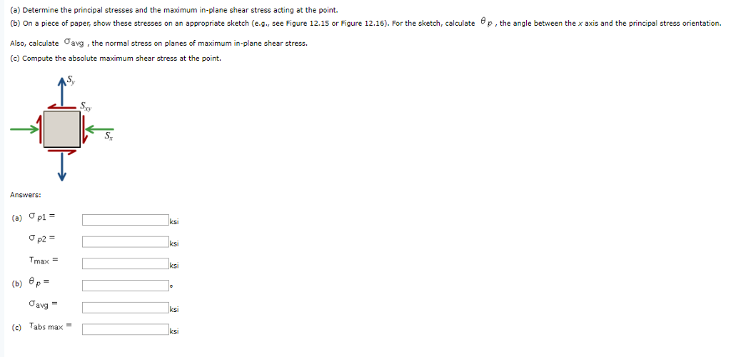 Solved Consider a point in a structural member that is | Chegg.com